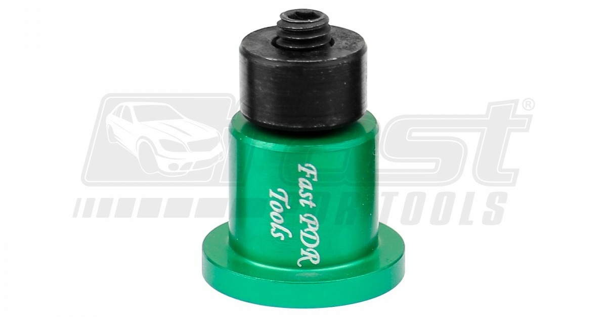 Aluminum suction cup for cold glue – 22mm – Green – Brazil PDR Tools
